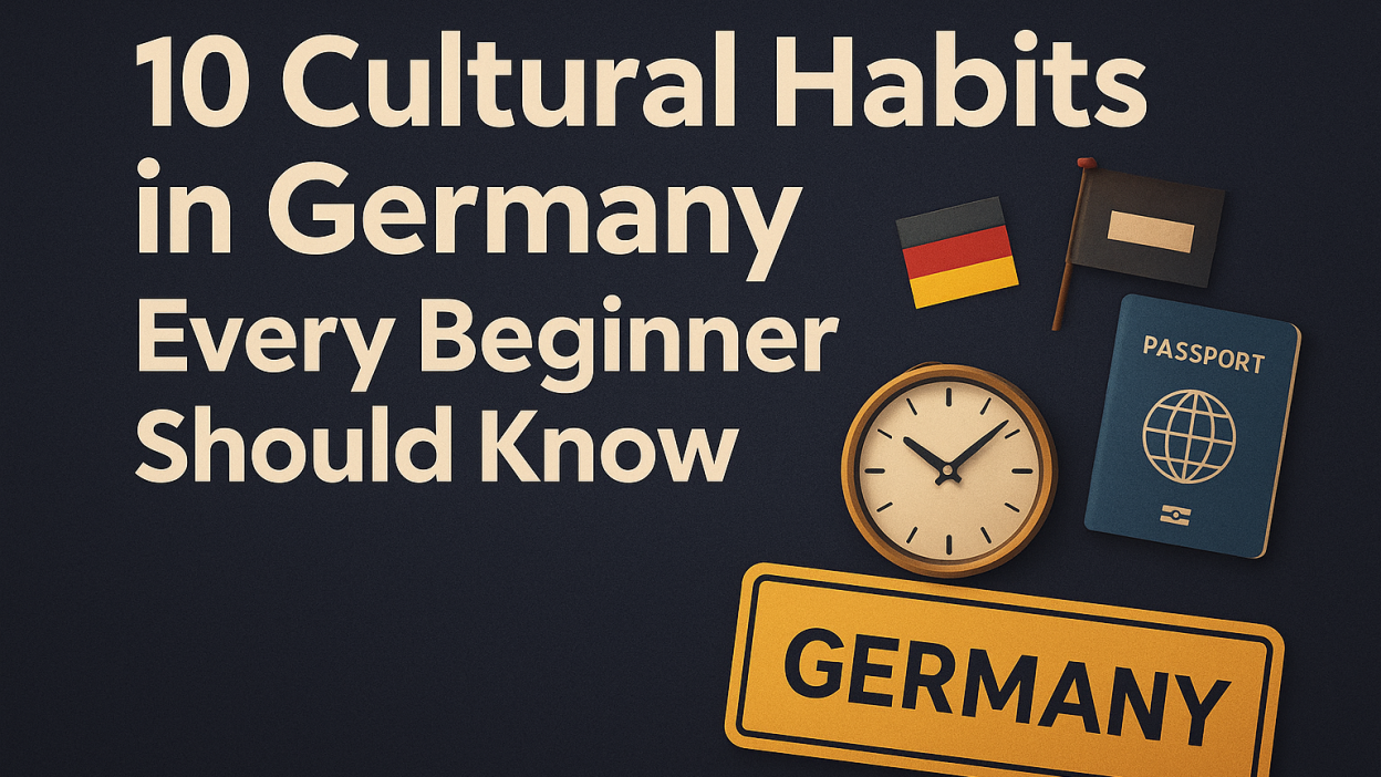 10 Cultural Habits in Germany Every Beginner Should Know (Simple Guide ...