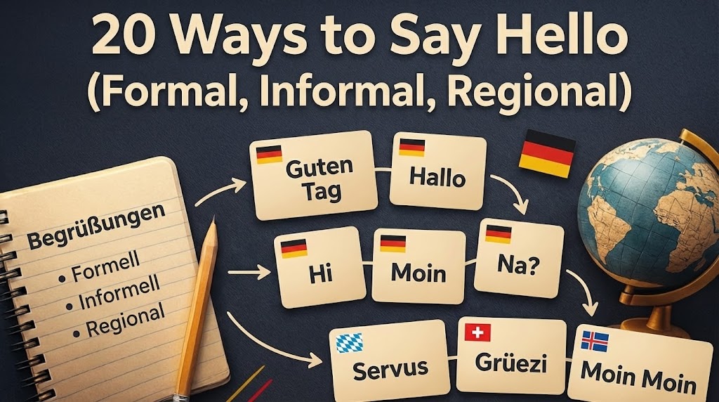 German Greetings: 20 Ways to Say Hello (Formal, Informal, Regional ...